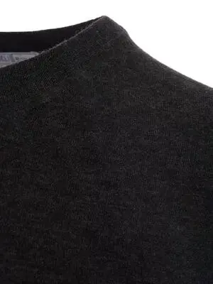 Fedeli Crew-neck Sweater - Black