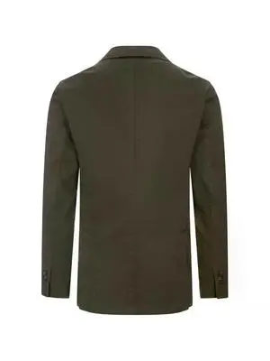 RUSSOCAPRI Button Oxford Cotton Blazer