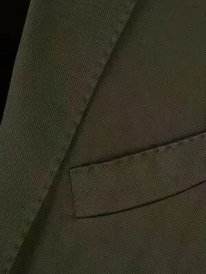 RUSSOCAPRI Button Oxford Cotton Blazer