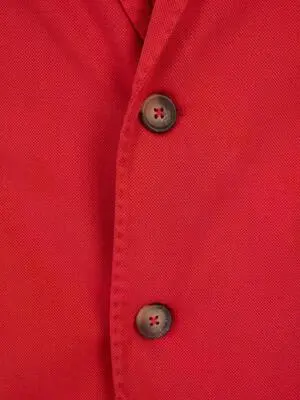RUSSOCAPRI Oxford Button Cotton Blazer