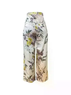 Marella Floral-pattern Trousers