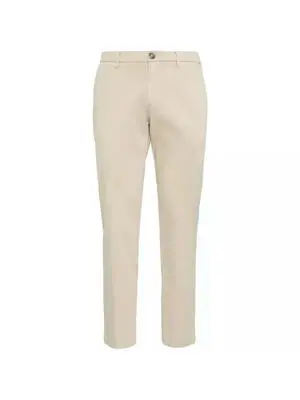 Boggi Milano Garment-dyed Trousers - Neutrals