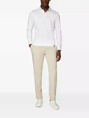Boggi Milano Garment-dyed Trousers - Neutrals
