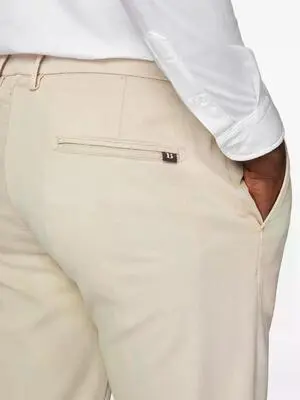 Boggi Milano Garment-dyed Trousers - Neutrals