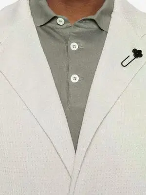 LARDINI Notched Patch Pocket Jacket