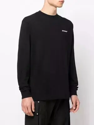 Off-White Caravaggio Arrow Print Long-sleeve T-shirt