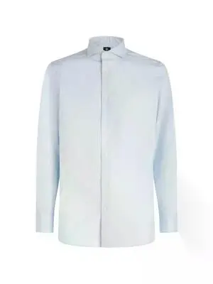 Boggi Milano Opne-collar Cotton Shirt