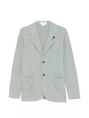 LARDINI Patch Pocket Blazer - Green