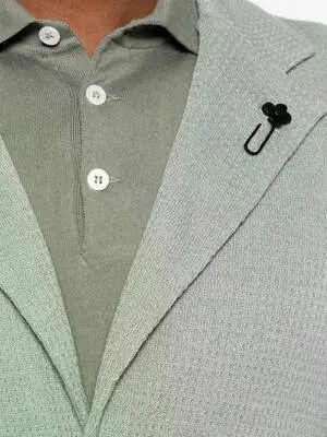 LARDINI Patch Pocket Blazer - Green