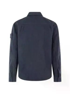 Stone Island Ghost Buttoned Badge Shirt - Blue