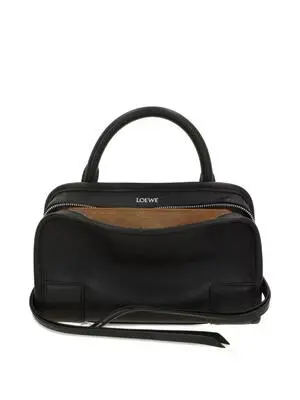 Loewe Small Amazona 180 Leather Tote Bag - Black
