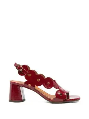 Chie Mihara Cutout Sandals - Red