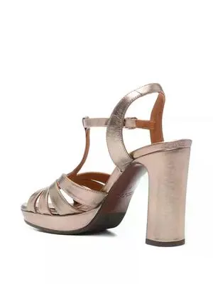 Chie Mihara Cafra T-strap Platform Sandals - Grey