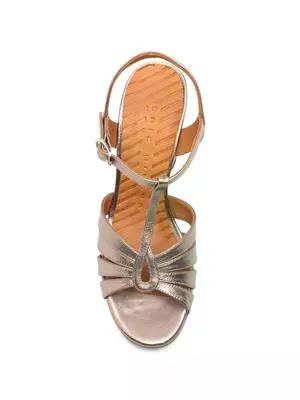 Chie Mihara Cafra T-strap Platform Sandals - Grey