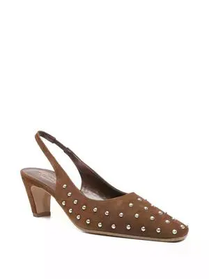 BIANCADI Studded Slingback Pumps