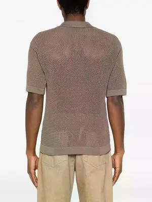 Tagliatore Knitted Short-sleeve T-shirt - Brown