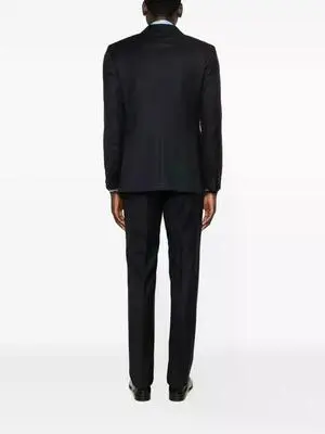 Tagliatore Notched-lapels Suit - Blue