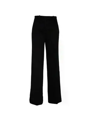 CIRCOLO 1901 Wide Leg Trousers - Black
