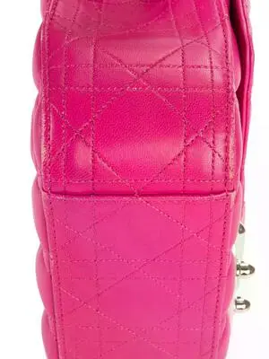 Dior Quilted Chain Shoulder Bag - Pink