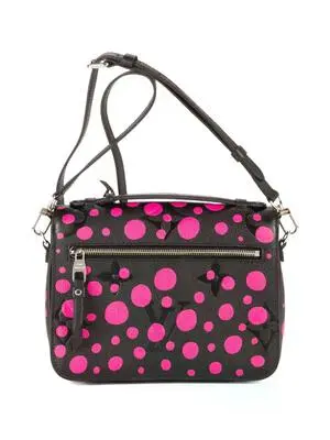 LOUIS VUITTON Polka Dot Print Leather Shoulder Bag