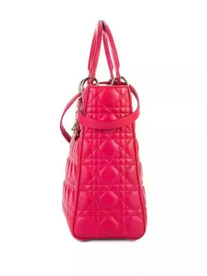 Dior Quilted Shoulder Bag - Pink
