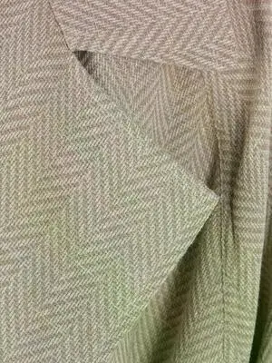 Dusan Belted Herringbone Pattern Coat