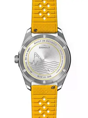 Shinola 40mm Watch With Dial And Black Bezel