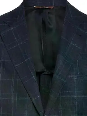 Canali Plaid-pattern Blazer