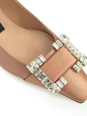 SERGIO ROSSI 60mm Crystal Embellished Pumps