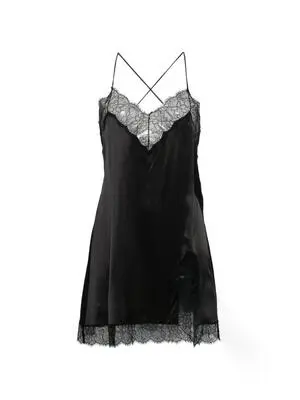 Dolce & Gabbana Mini Slip Dress - Black