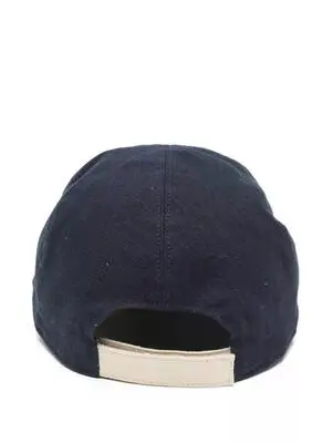 Eleventy Curved Peak Cap - Blue