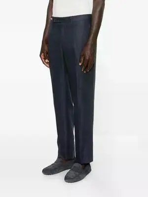 Corneliani Belt-loops Trousers - Blue