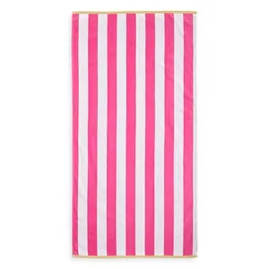 Aqua Cabana Stripe Beach Towel Exclusive - Pink