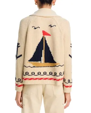 The Great. Lodge Cardigan Sweater