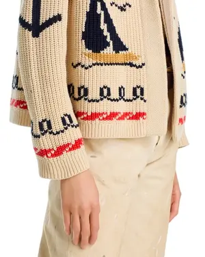 The Great. Lodge Cardigan Sweater