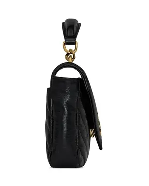 Saint Laurent College Mini Chain Bag - Black
