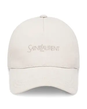 Saint Laurent Cap - Ivory