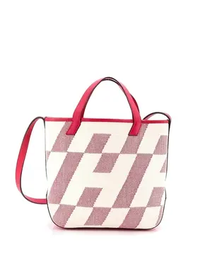 Hermès 27 Cabas H En Biais Tote - Pink