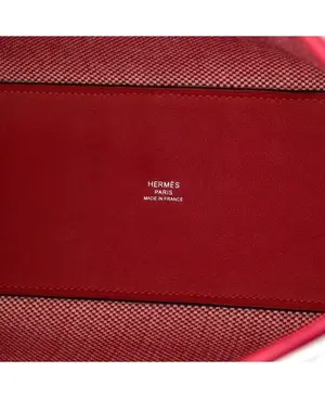 Hermès 27 Cabas H En Biais Tote - Pink