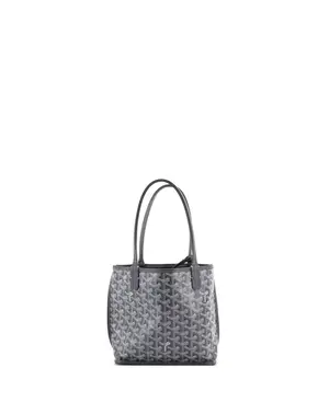 Goyard Mini Anjou Reversible Tote Coated Canvas - Gray