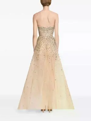 Elie Saab Stud-embellished Maxi Dress