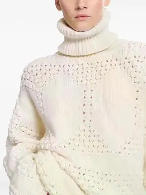 Elie Saab Ribbed-knit Turtleneck Sweater