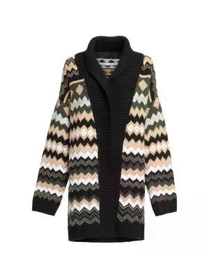 Elie Saab Stud-embellished Shawl Collar Cardigan
