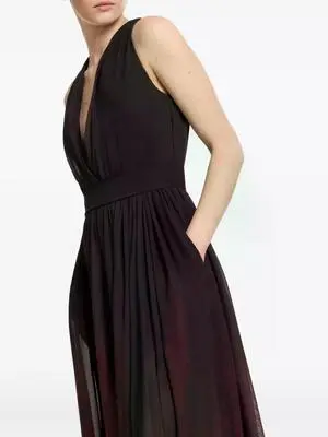 Elie Saab Gradient-print Maxi Dress - Black