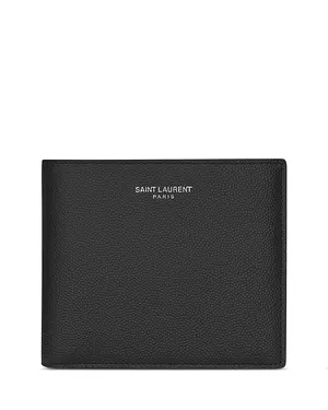 Saint Laurent Paris East/west Wallet With Coin Purse - Black