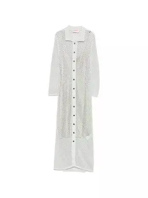 Iceberg Collared Buttoned Maxi Dress