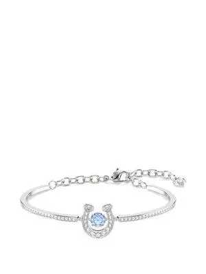 SWAROVSKI Horseshoe Stone Embellished Bracelet - Silver