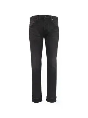 Ag Five-pocket Turned-up Hem Jeans