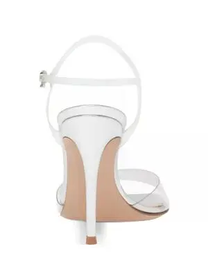 GIANVITO ROSSI 95mm Cher Heeled Sandals - White