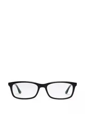 PETER AND MAY Emilia Rectangle-frame Glasses - Black
